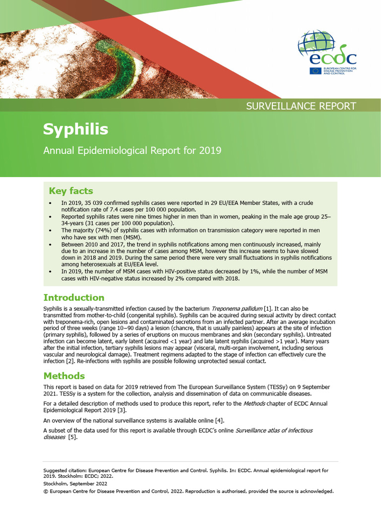 syphilis-annual-epidemiological-report-2019 | PDF