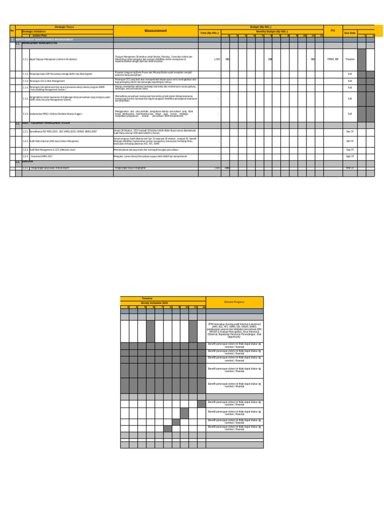 Strategic Initiative PSRM 2019 | PDF