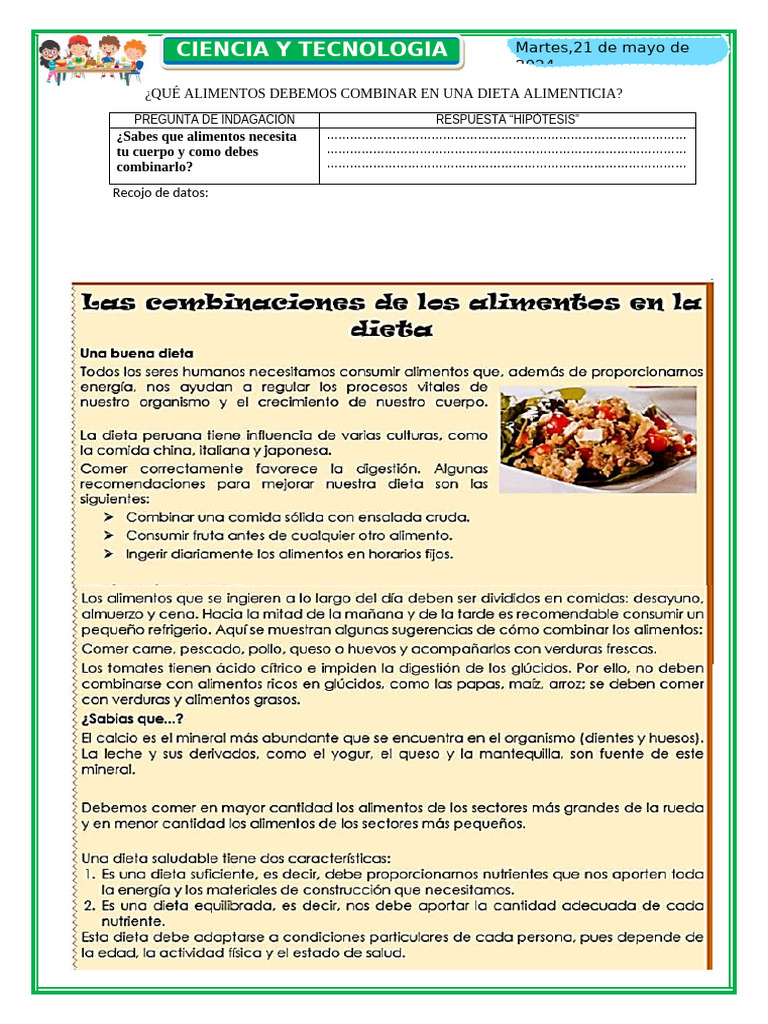 Ficha Ciencia 21-05-24 | PDF