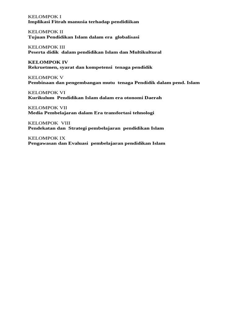 Tugas IPI 2024 PAI | PDF