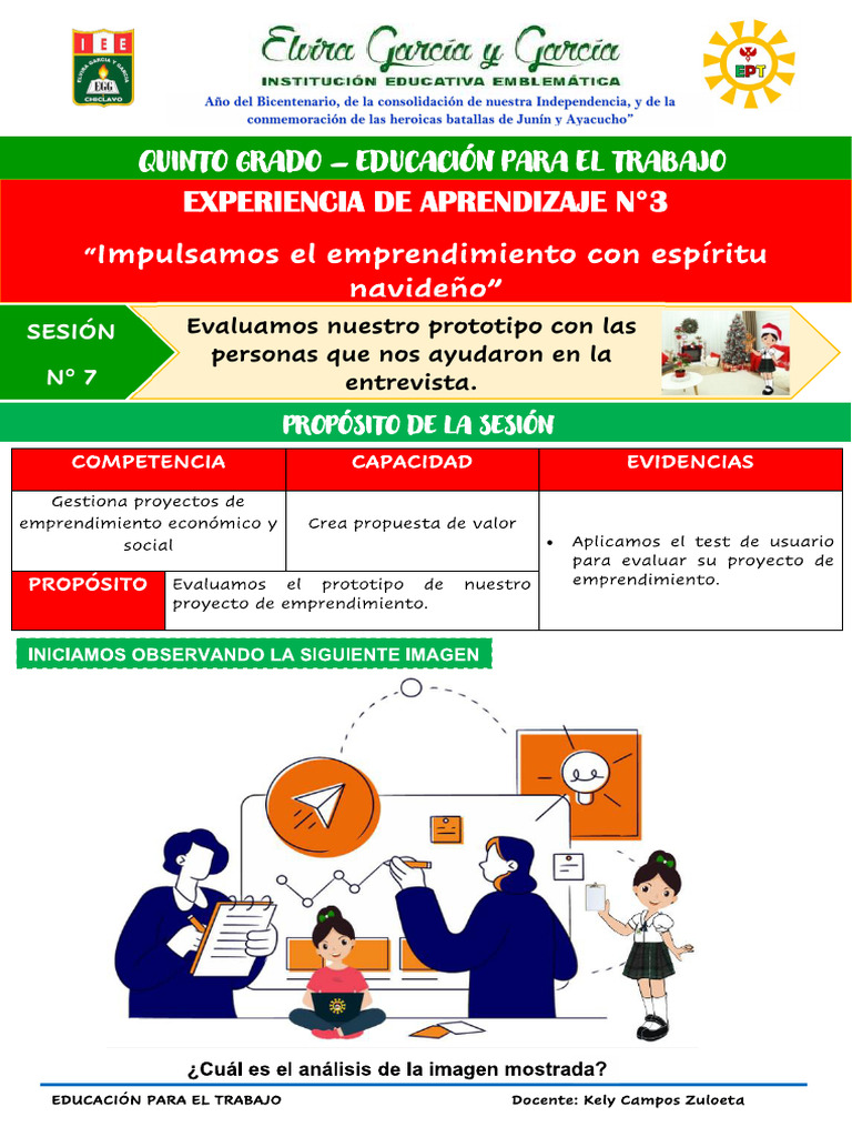 Sesión 07 - EPT - 5to | PDF