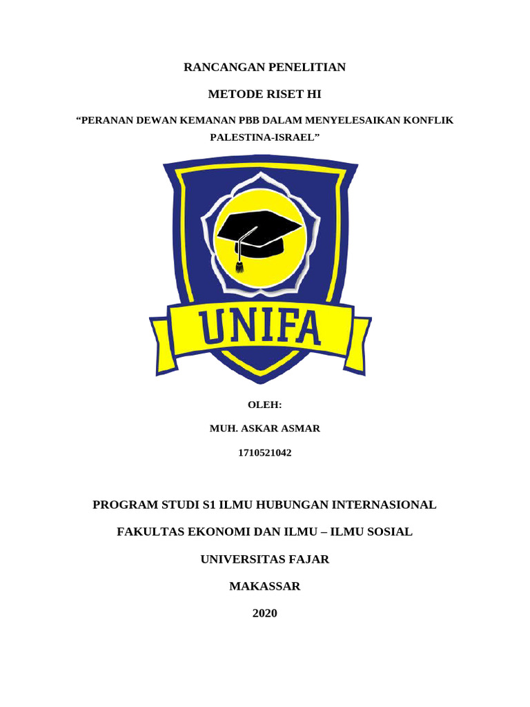 UAS Metode Riset HI (Askar) | PDF