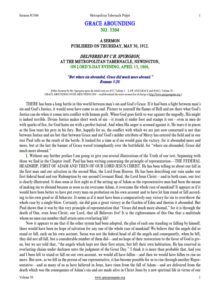 #3304 - Grace Abounding | PDF