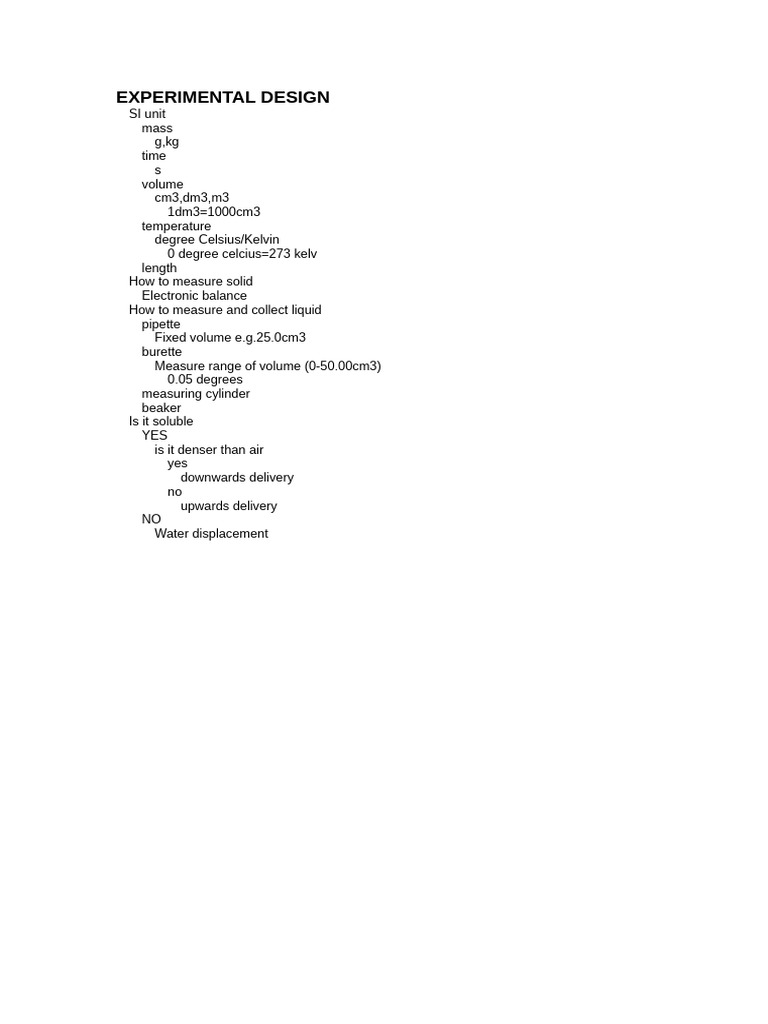 Experimental Design | PDF