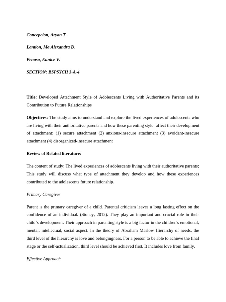 Revised RESEARCH TITLE PROPOSAL 1 3 | PDF