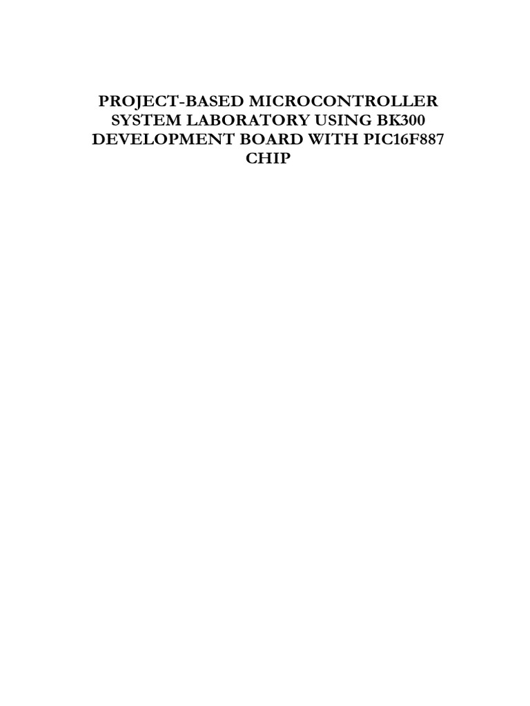 Paper Title: Project-Based Microcontroller System Laboratory Using ... Paper Title: Project-Based Microcontroller System Laboratory Using ...