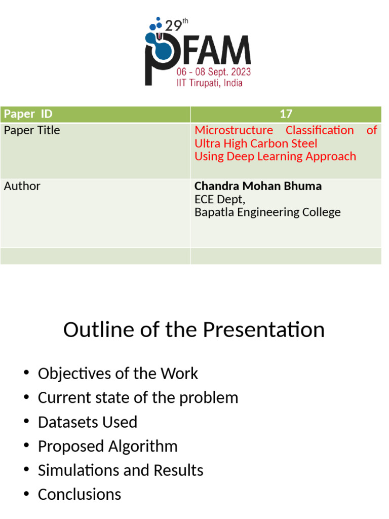Microstructure Classification Using Deep Learning Pfam2023 Pdf Steel Microstructure