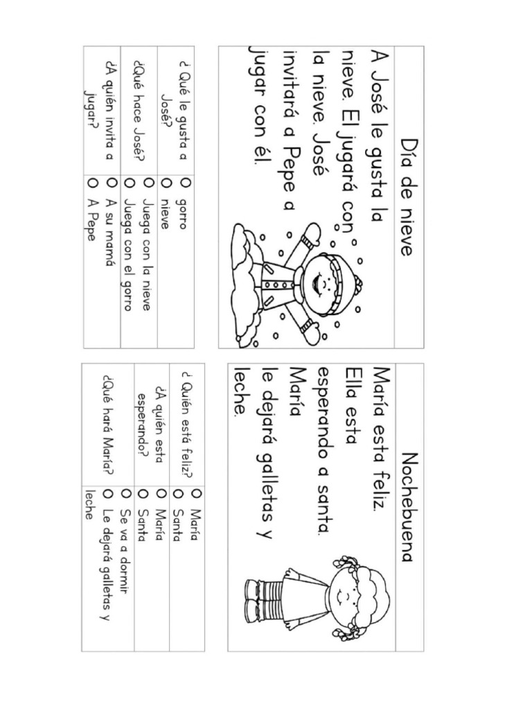 Comprensión de Lectura - Lee y Responde Preguntas | PDF