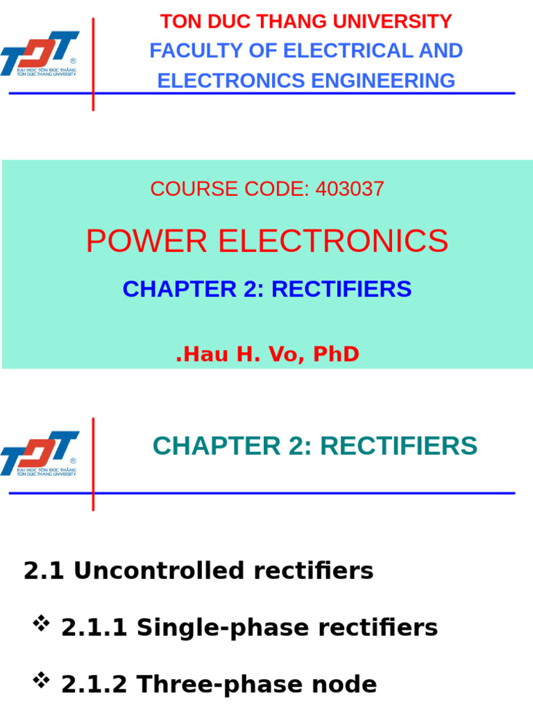Power Electronics Chapter 2 | PDF