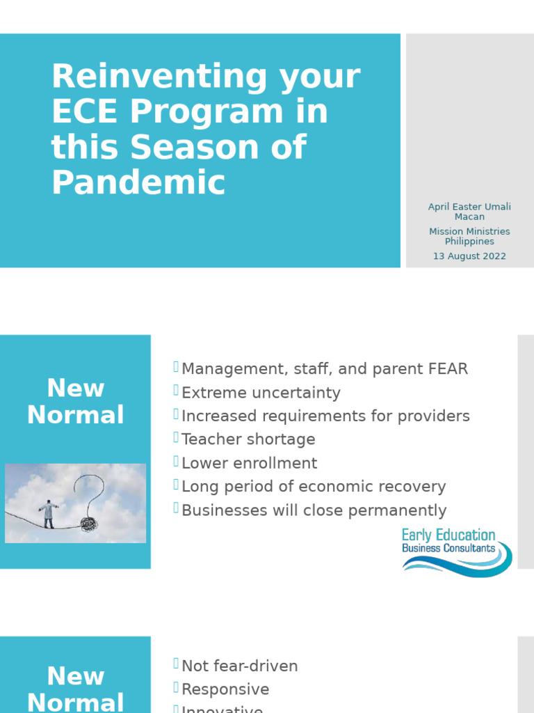 Reinventing ECE Program MMP 08132022 | PDF