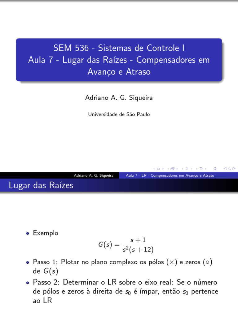 Aula7SCI2016 - Lugar de Raízes | PDF