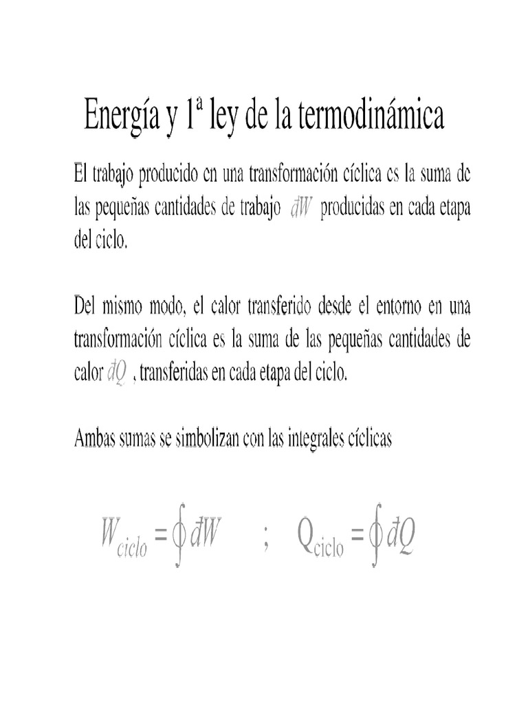 Clase 07 1ra Ley de La Termodin Mica | PDF