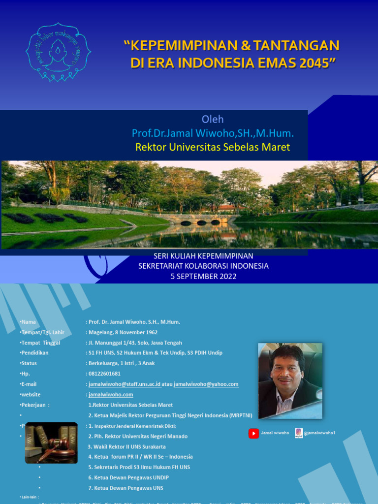 Kepemimpinan Indonesia Tantangan Di Era Indo Emas | PDF