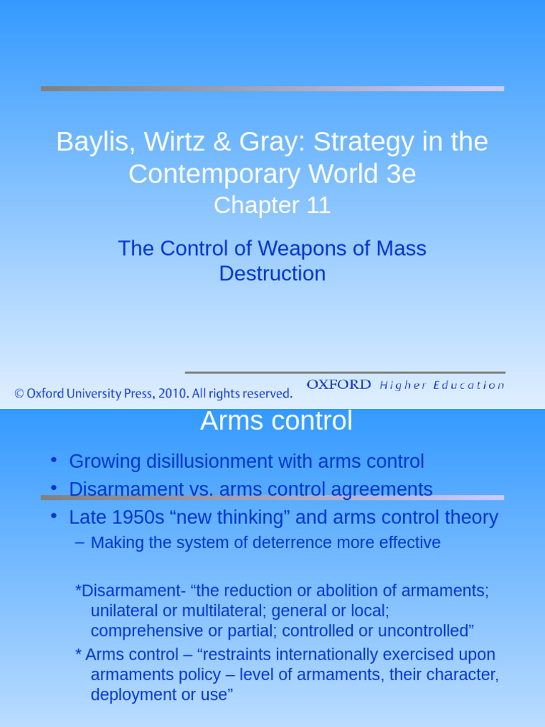 WMD Control | PDF