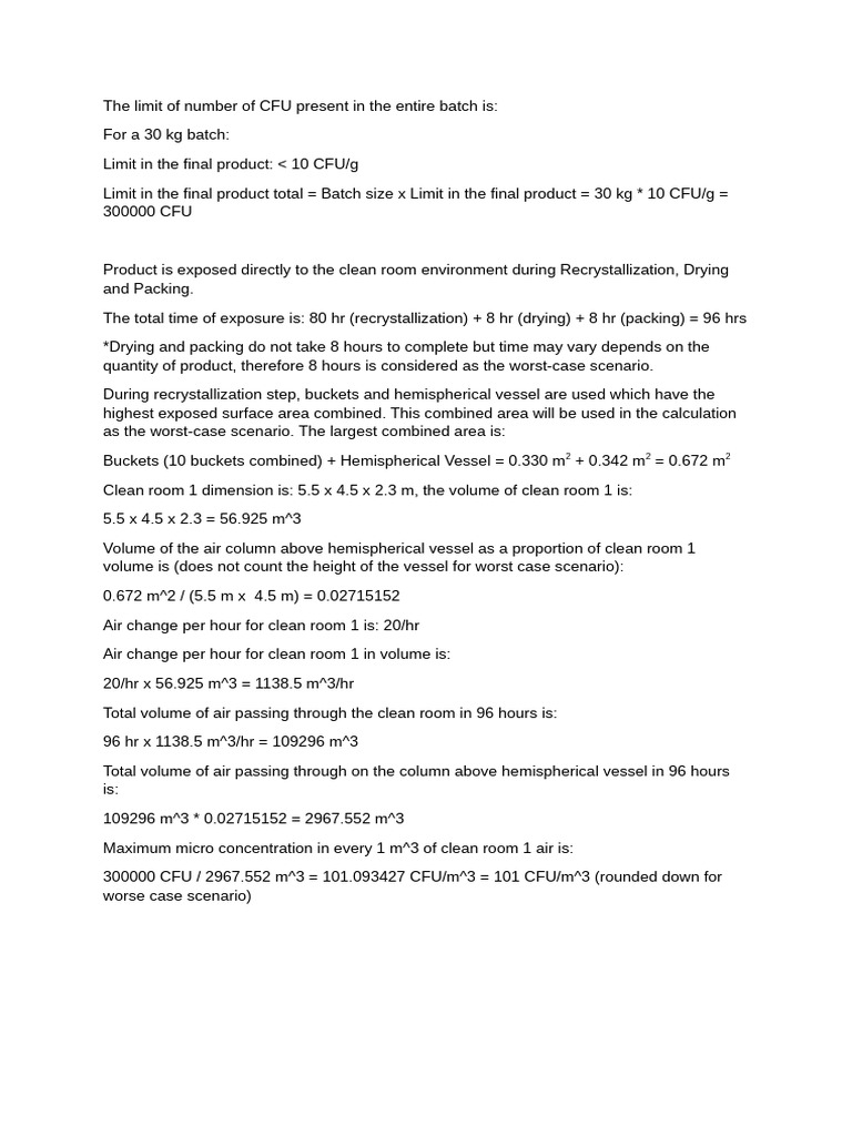 Active Air Sample Limit | PDF