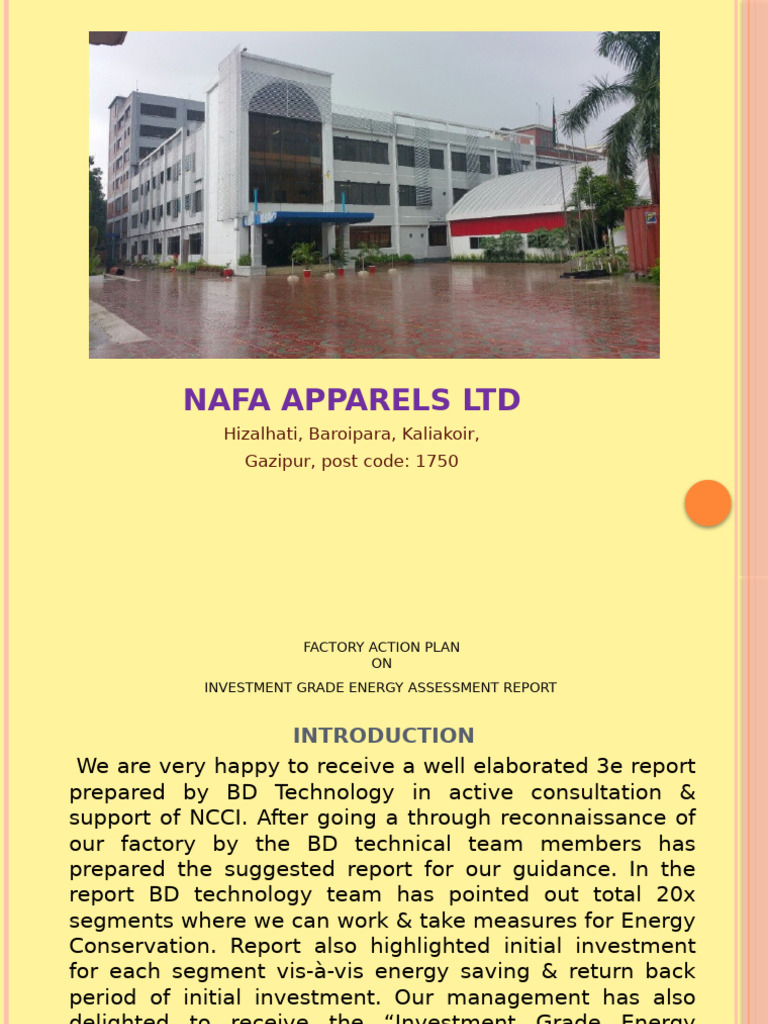 FACTORY ACTION PLAN | PDF