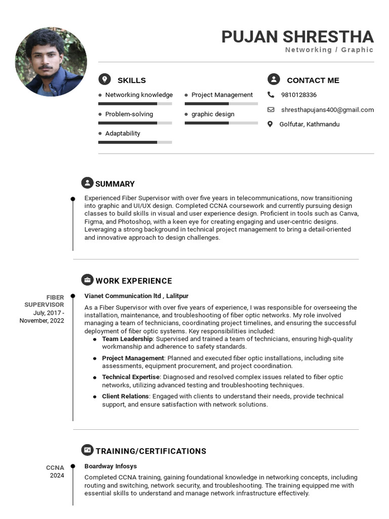 Pujan Shrestha CV 1 | PDF