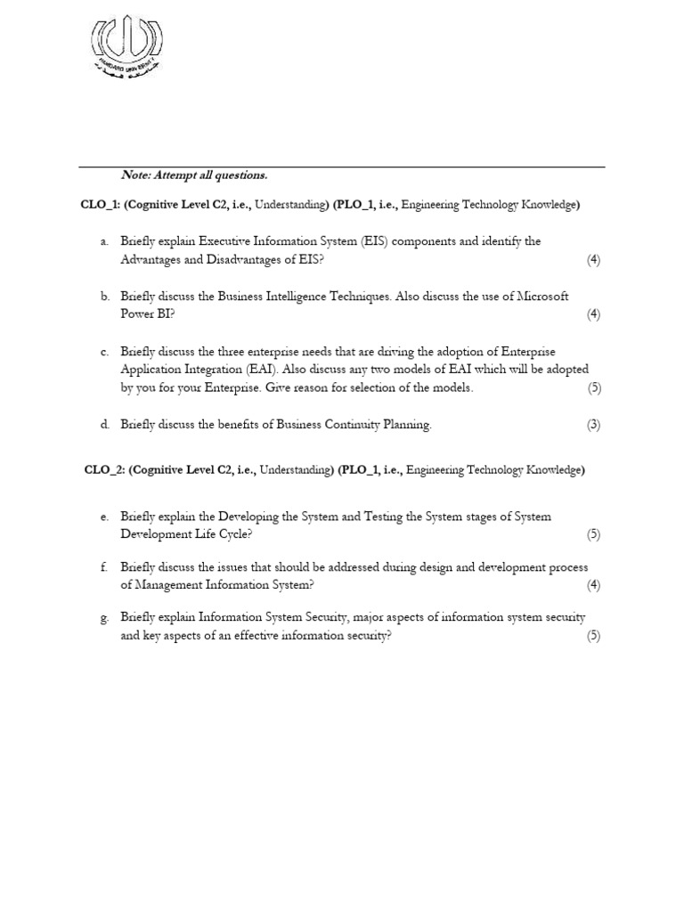 Finalterm Subjective | PDF