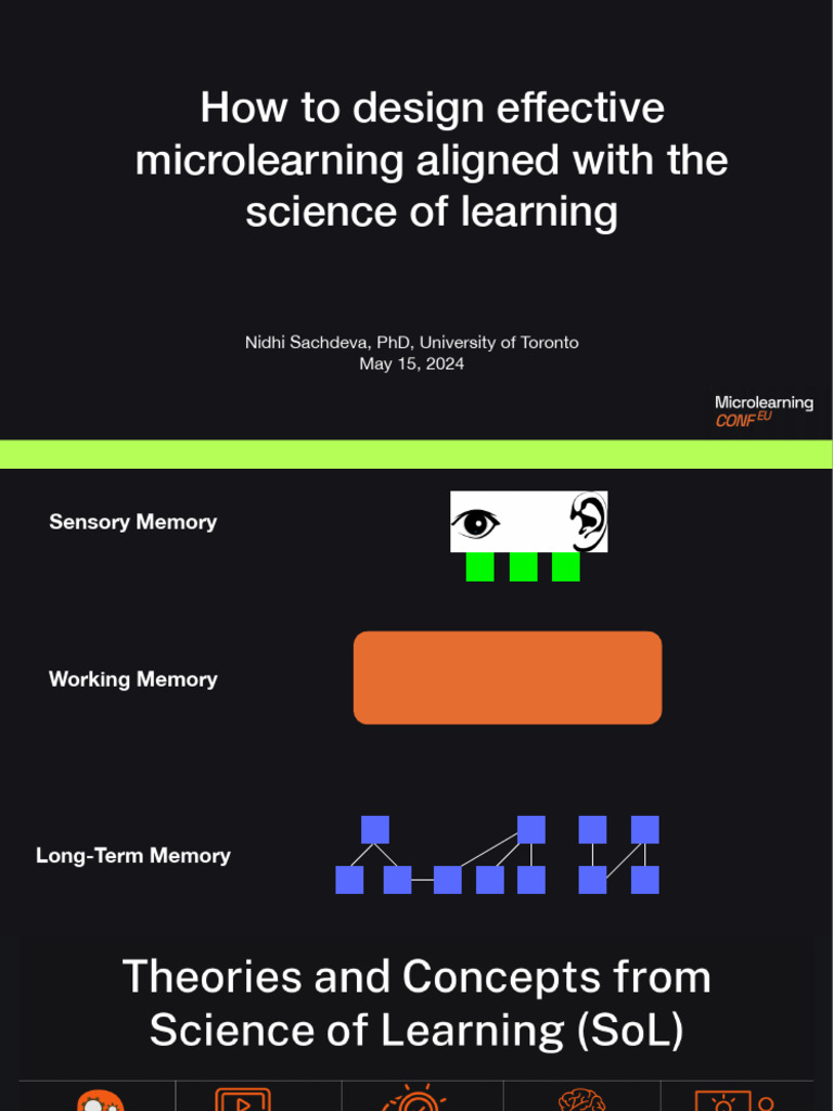 Nidhi Sachdeva. How To Design Effective Microlearning Aligned With The ...