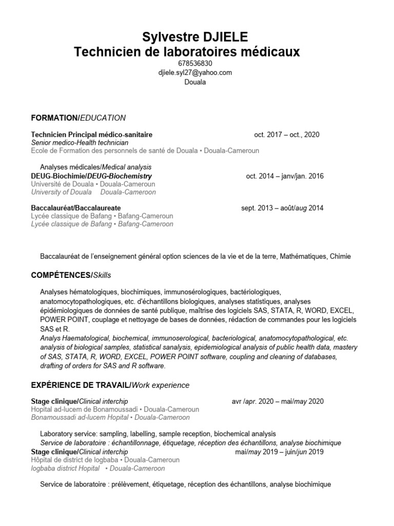 Tech Labo Medi | PDF