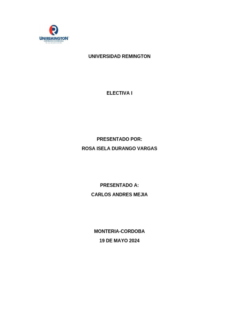 Ensayo Electiva I | PDF