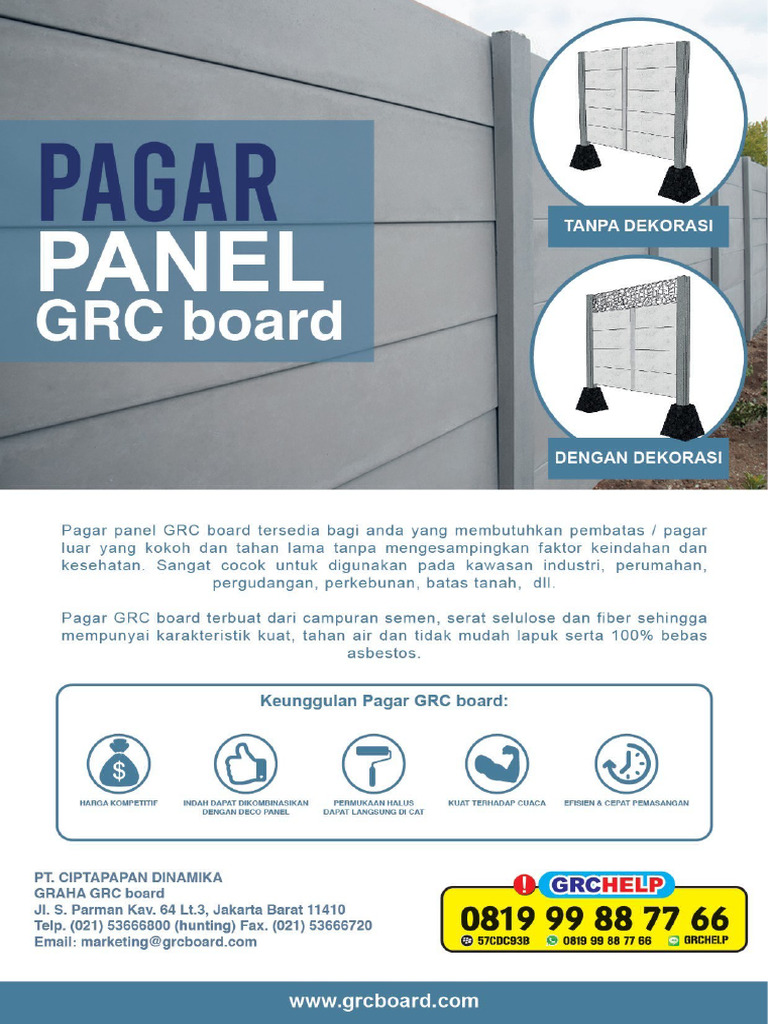 06-Brosur Pagar | PDF