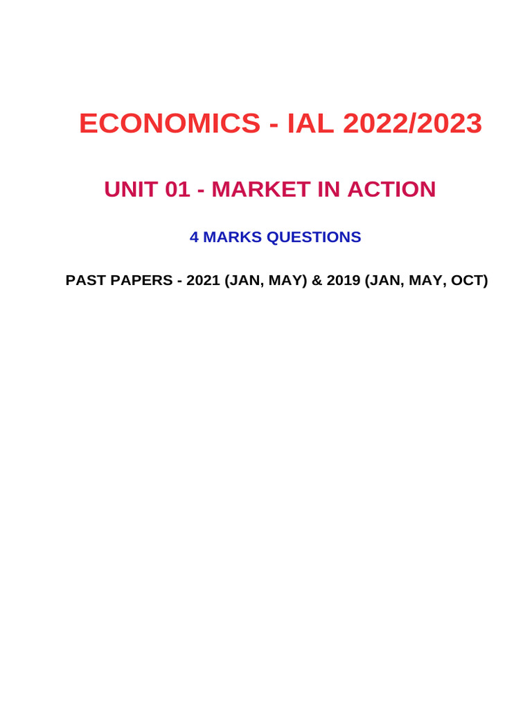 4 MARKS Qs - PART 2 - 2020 - 2019 (UNIT 01) | PDF