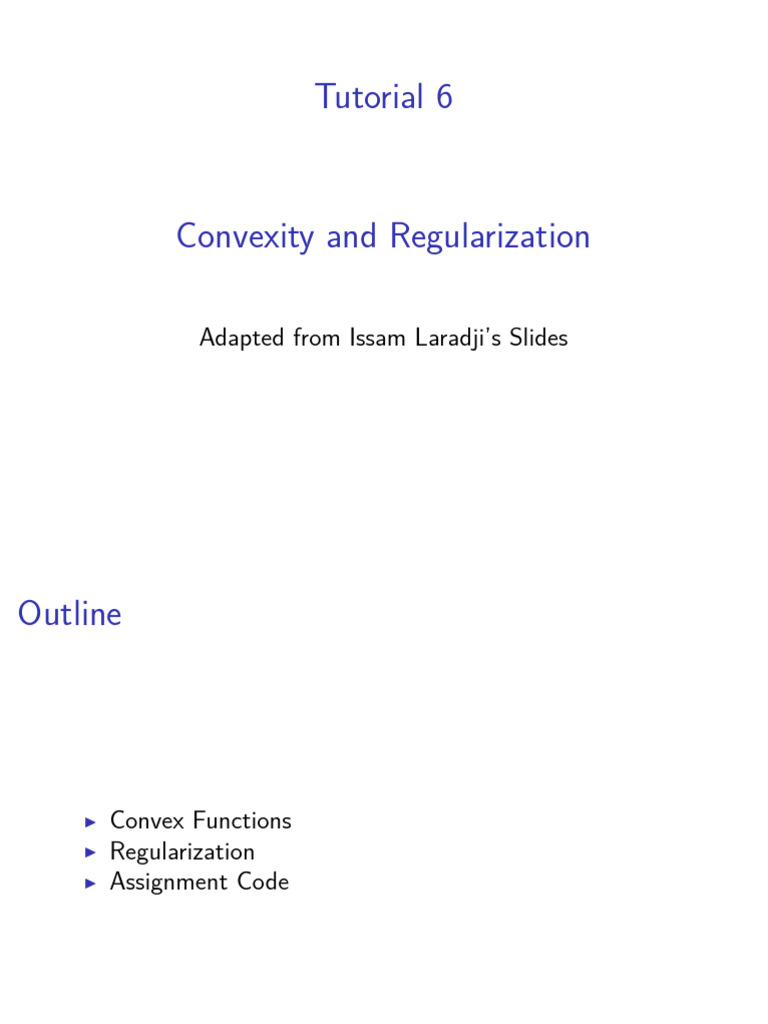 Regularization | PDF