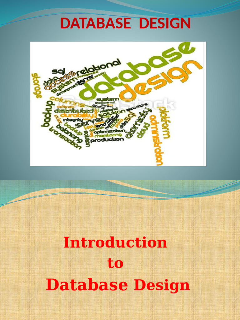 DB Design1 | PDF | Databases | Data