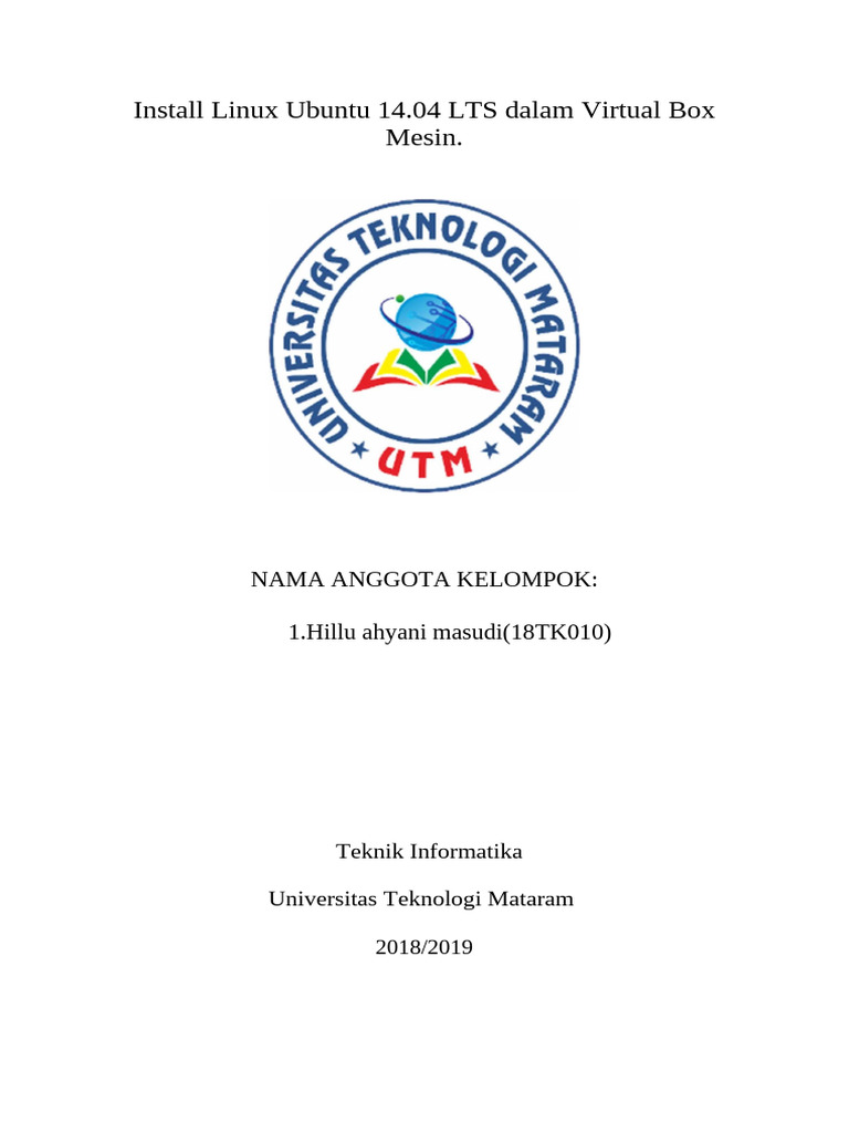 Panduan Instalasi Ubuntu di VirtualBox | PDF | Computing | Operating System Families