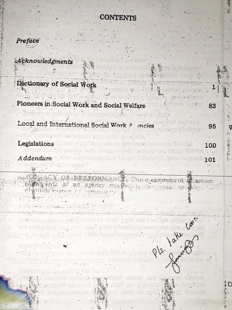 Dictionary of Social Work (Part 1) | PDF