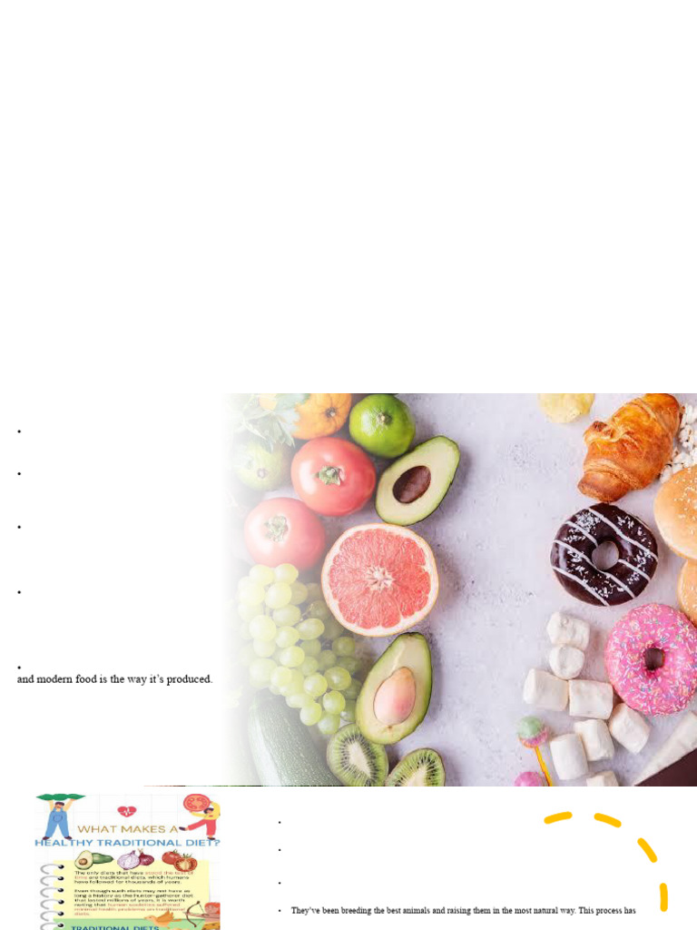 Traditional Diet Modern Diets | PDF