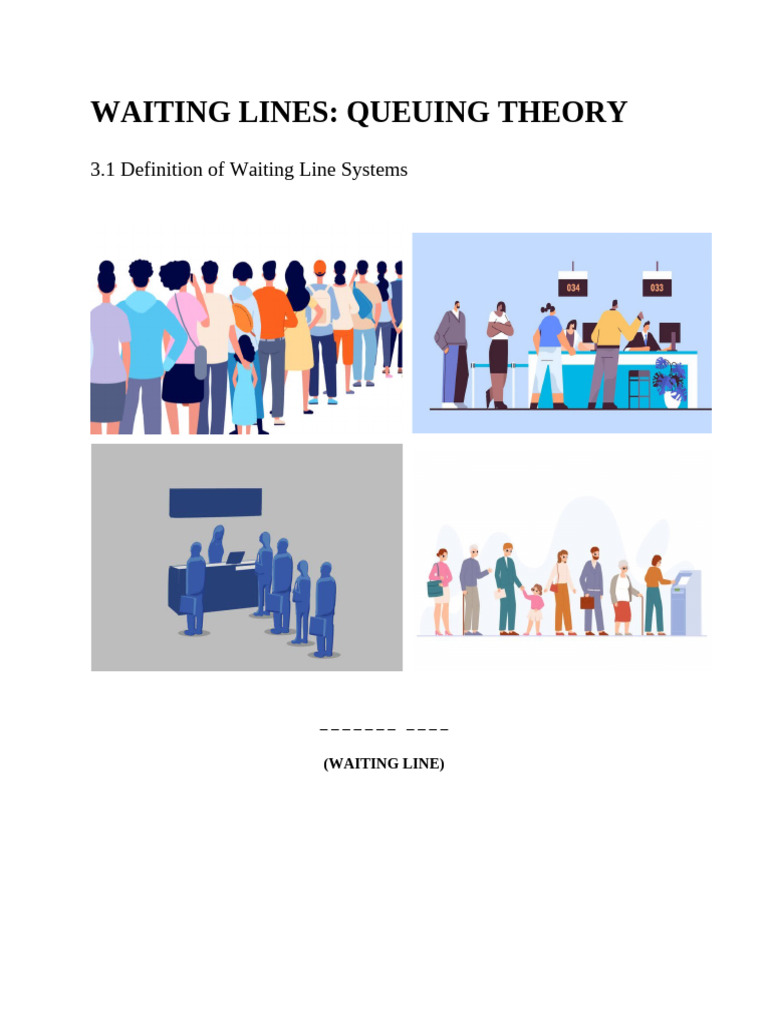 Waiting Lines - Queuing Theory | PDF