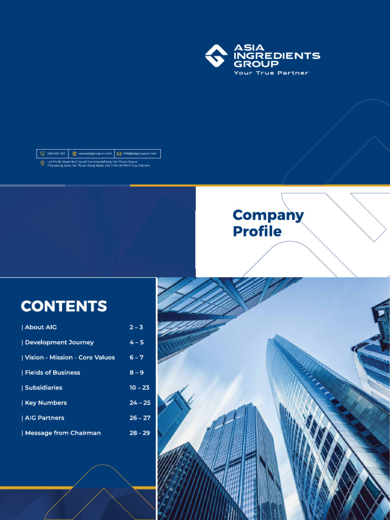 AIG - Asia Ingredients Group | PDF