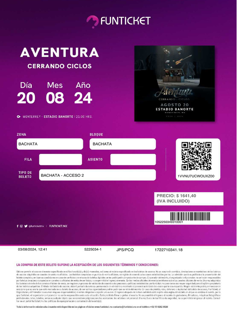 Httpsboletos - funticket.mxrepositoriosrepo43r11publiccgiGetPdf - PHP 2 | PDF