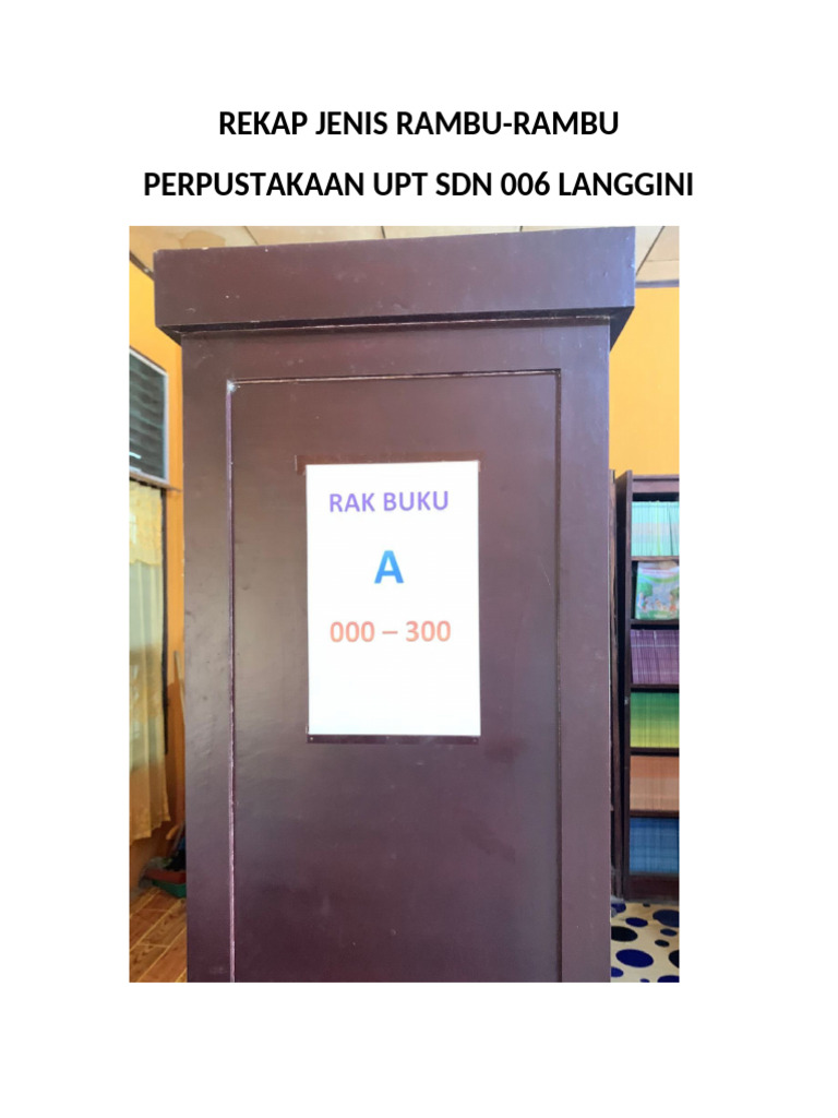 Rambu-Rambu Perpustakaan | PDF