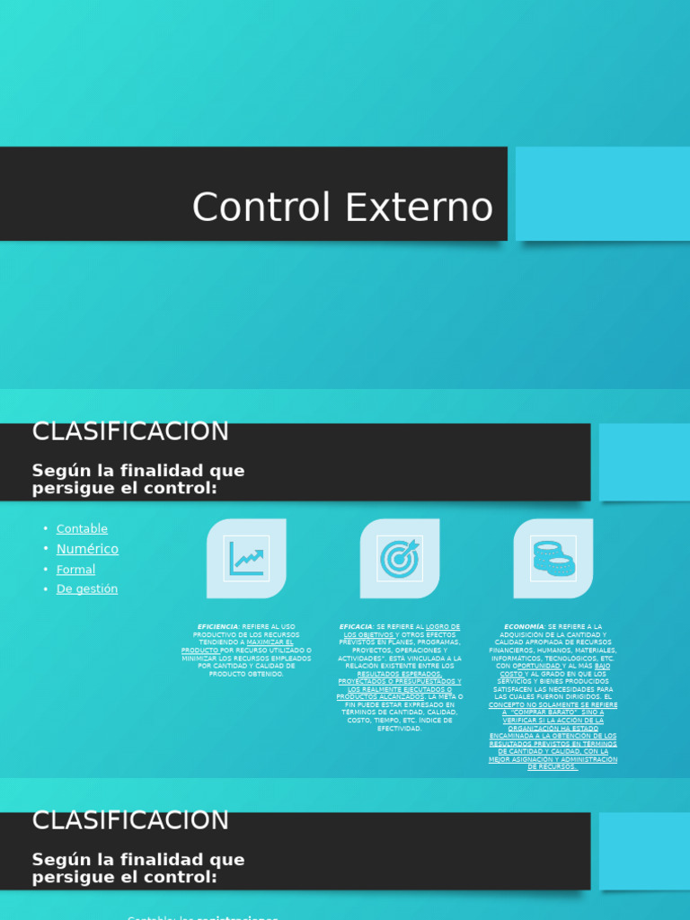 Unidad Xiii - Sistema Control Externo | PDF
