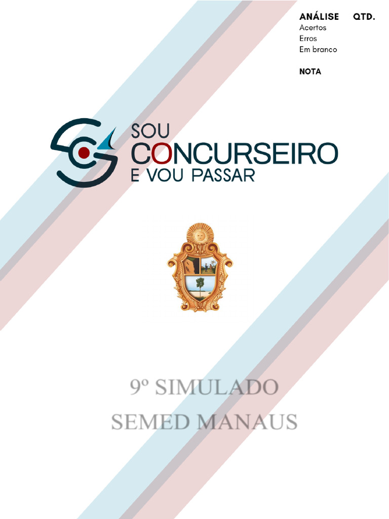 9o SIMULADO PRE EDITAL SEMED | PDF