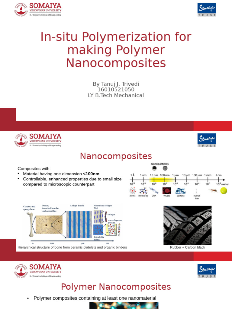 In-Situ Polymerisation of Plymer Nano Composites | PDF