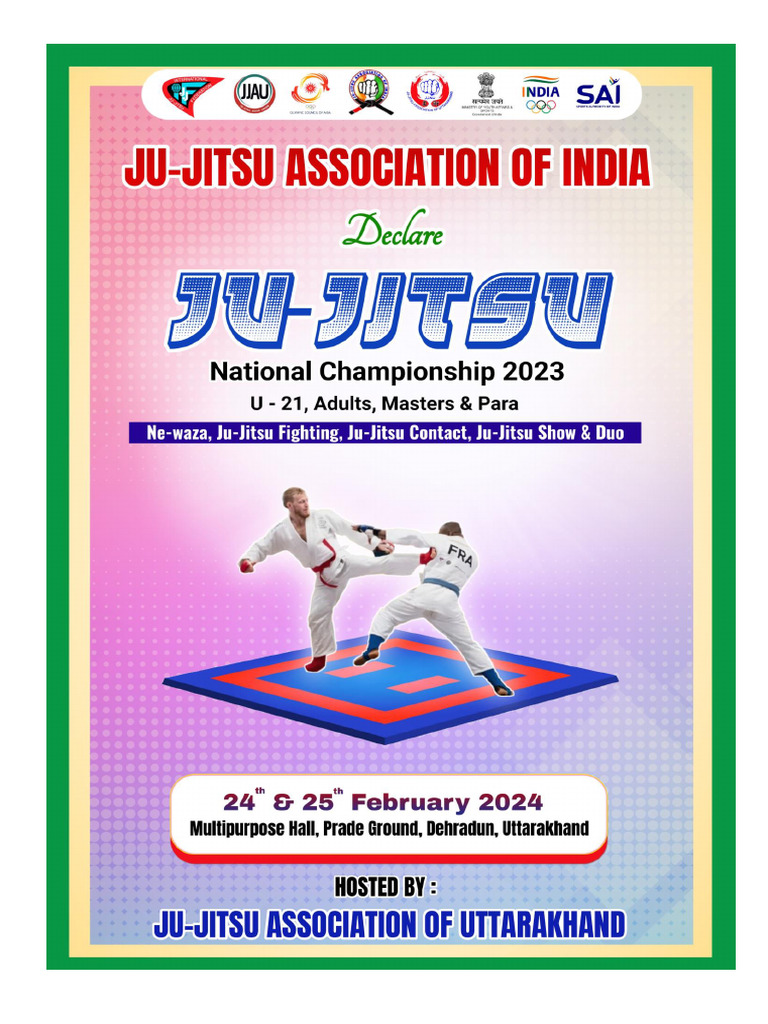 Proclamation For National Ju-Jitsu Championship 2023-24 For U-21 ...