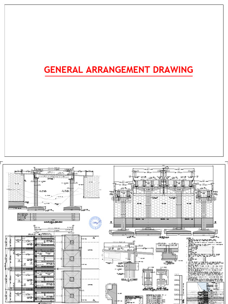 Detail Drawing of MNB@56+857 (GAD, Sub STR & Sup. STR.) R1 | PDF