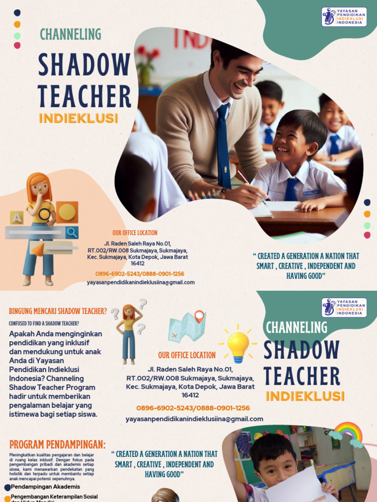 Shadow Teacher Indieklusi | PDF