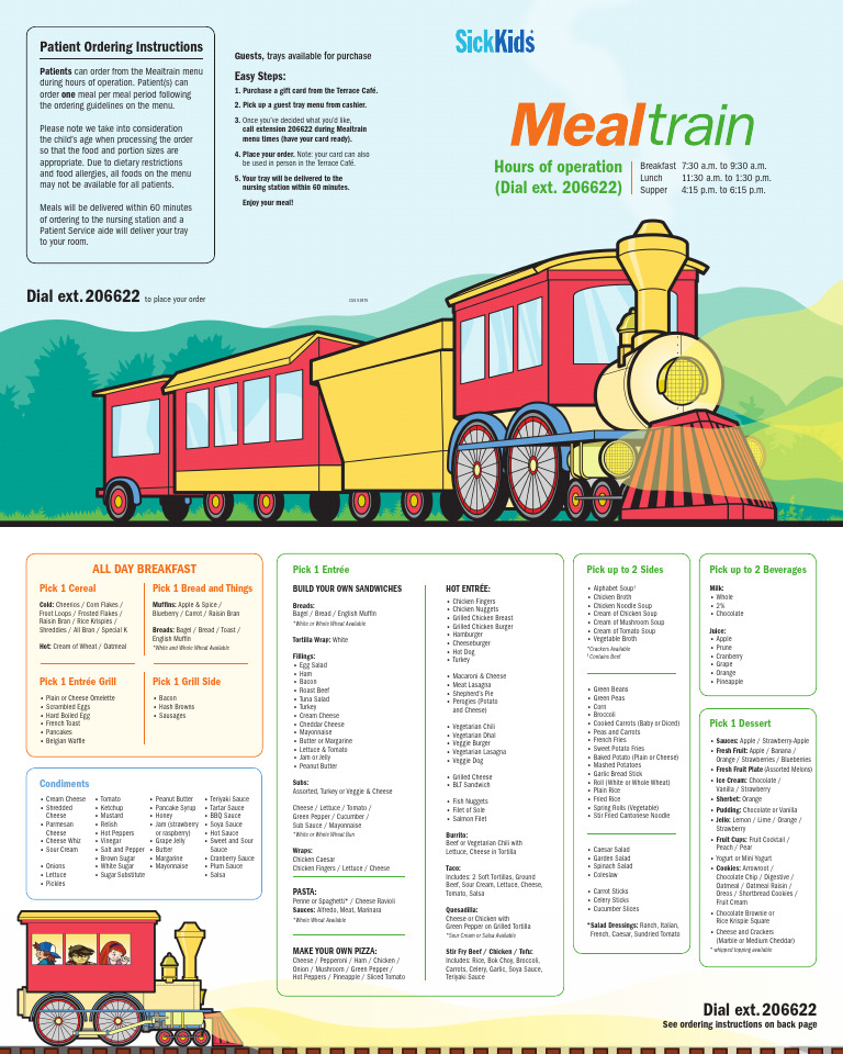 Mealtrain Menu | PDF