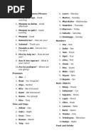 Basic Ilocano Words | PDF | Language Arts & Discipline