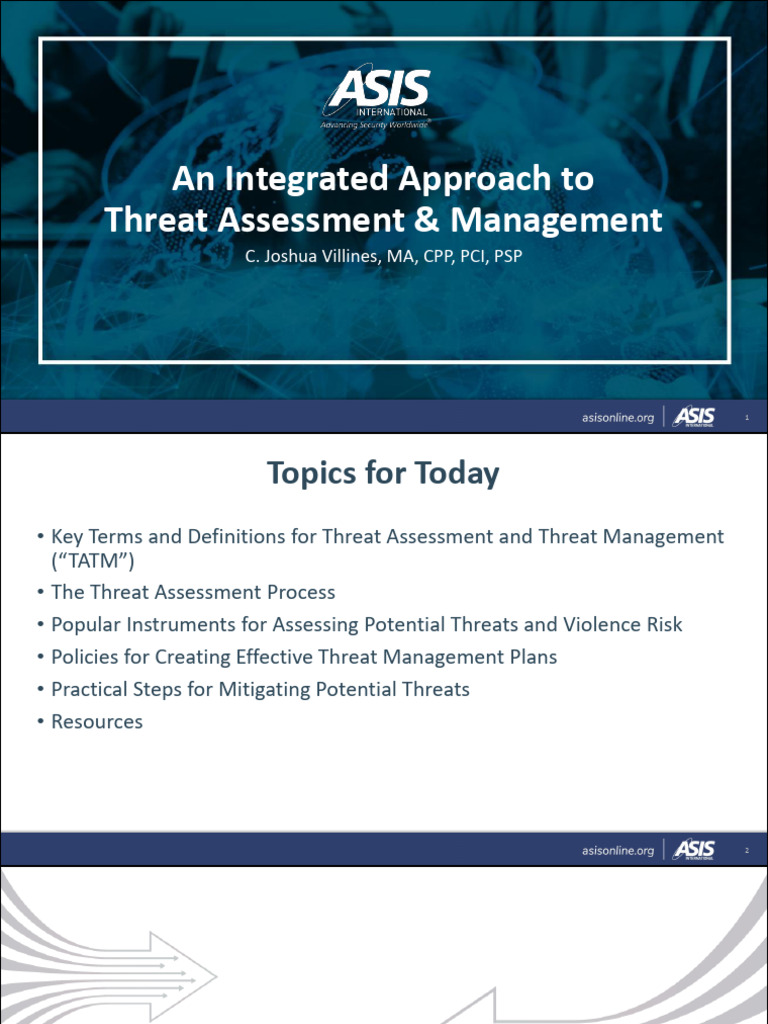 Threat Assessment & Management | PDF
