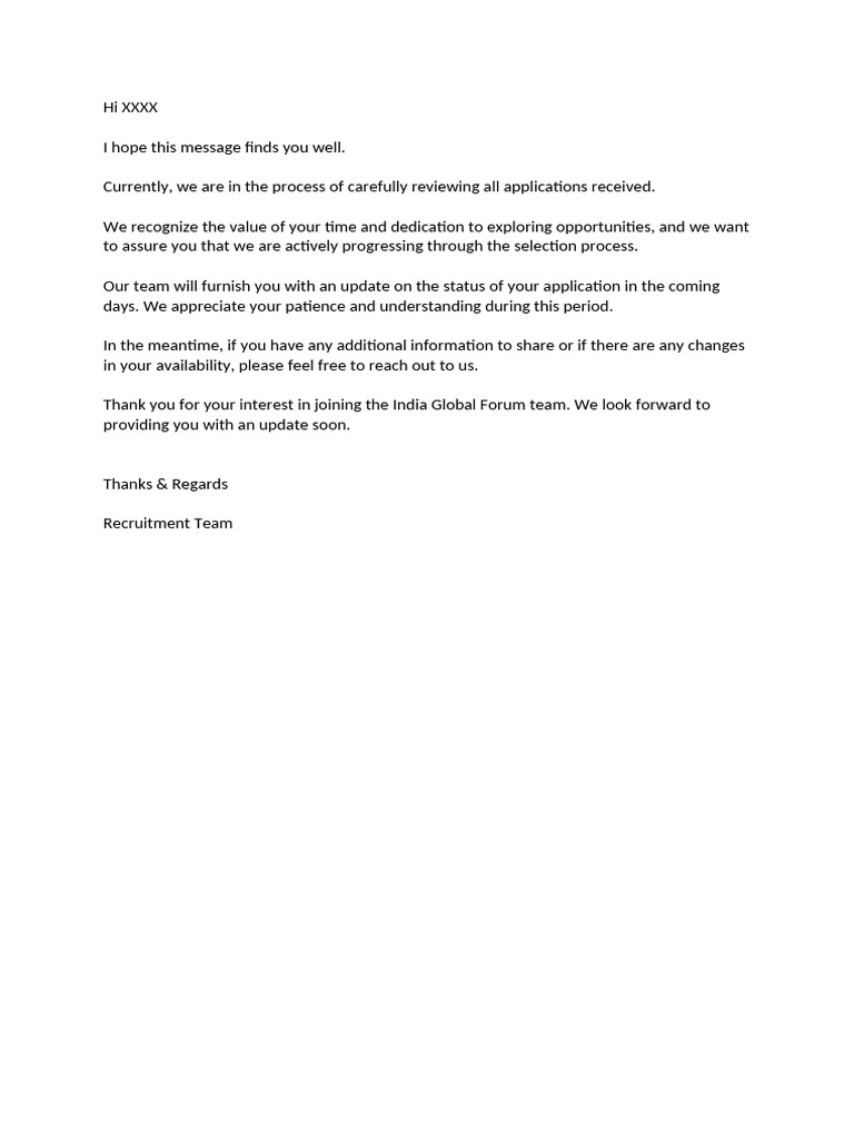 On Hold Email Template | PDF