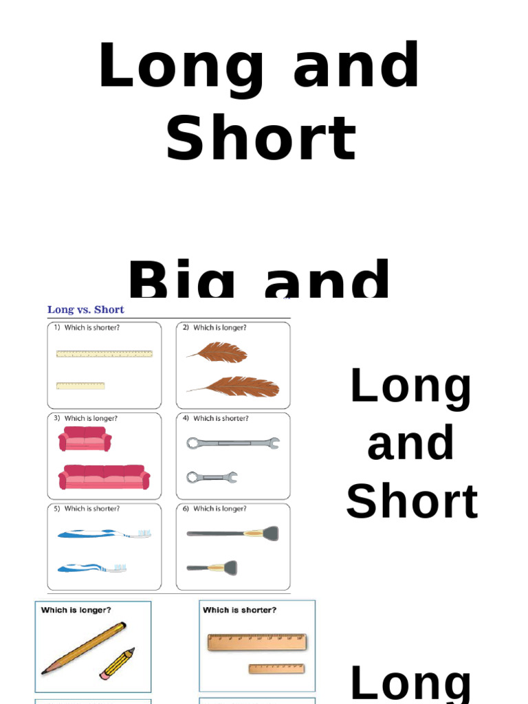 Comparing Sizes | PDF