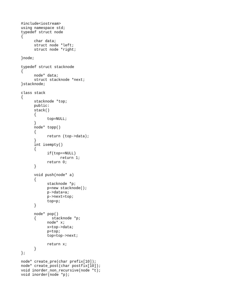 Practical-4 (Expression Tree) | PDF | Computer Programming | Teaching Methods & Materials