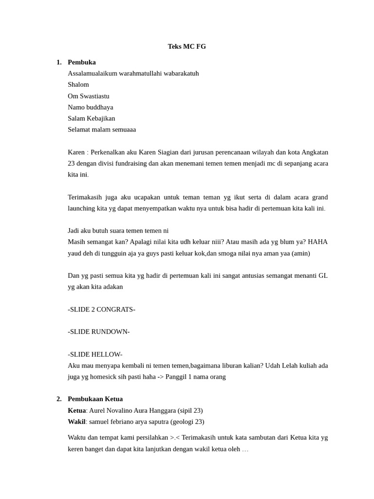 Grand Launching Event Guide | PDF