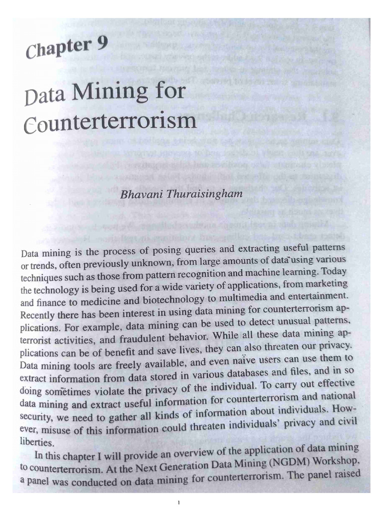 Counter-Terrorism and Privacy | PDF